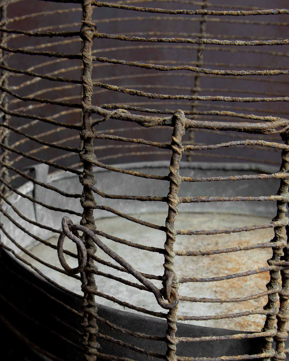 Old Rusty Bird Cage – diorama